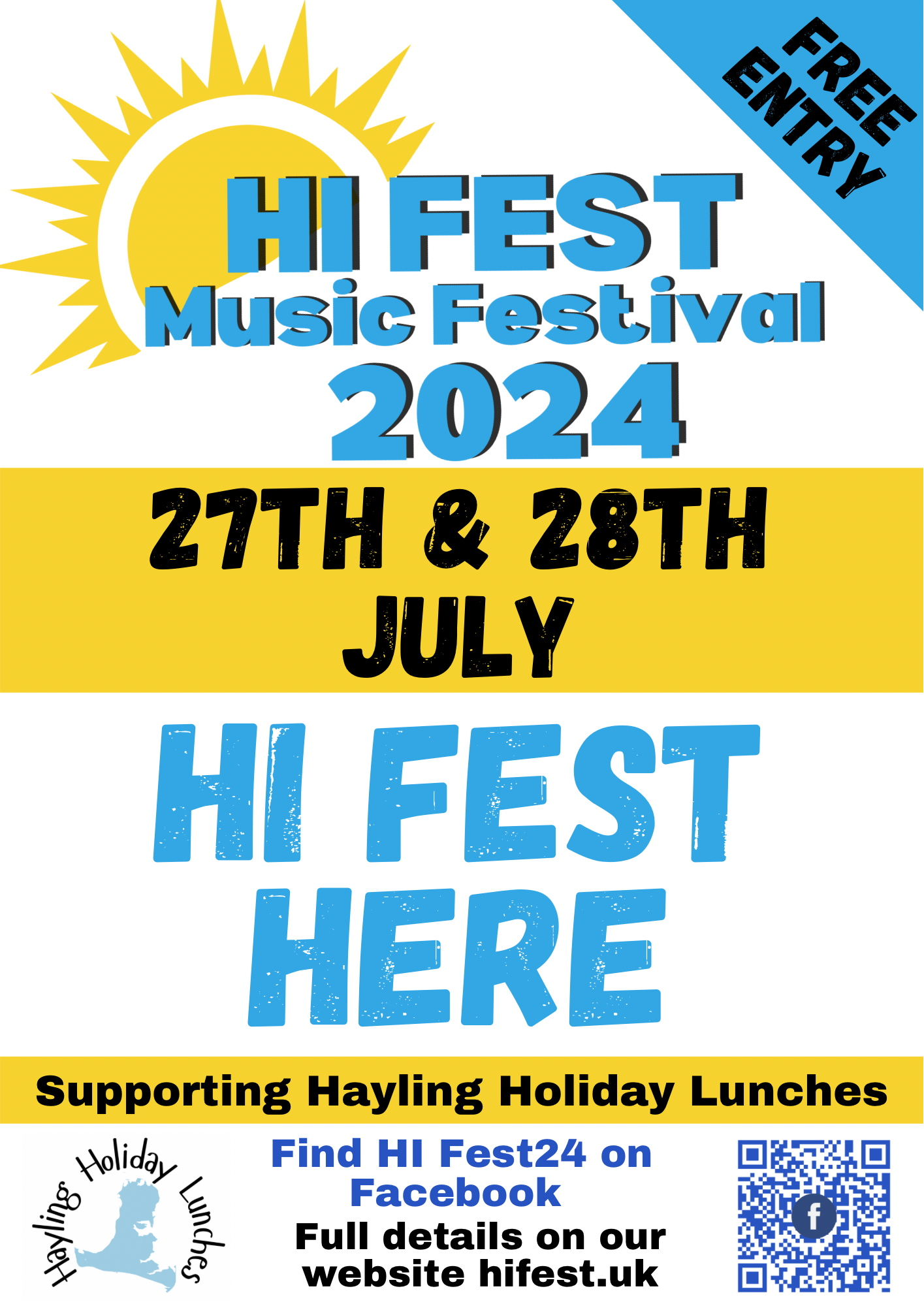 Hi Fest 24 - Hayling's only FREE Music Festival